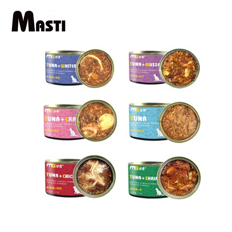 MASTI Hộp thức ăn dinh dưỡng cho mèo cưng 170g li0079 | Shopee Việt Nam