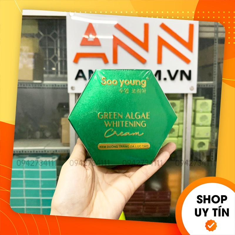 [Chính Hãng] Kem Face Lục Tảo Soo Young Giúp Căng Bóng Chống Lão Hóa | Shopee Việt Nam