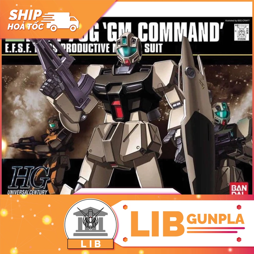 Mô hình lắp ráp Bandai Gundam HG UC 1/144 GM Command | Shopee Việt Nam