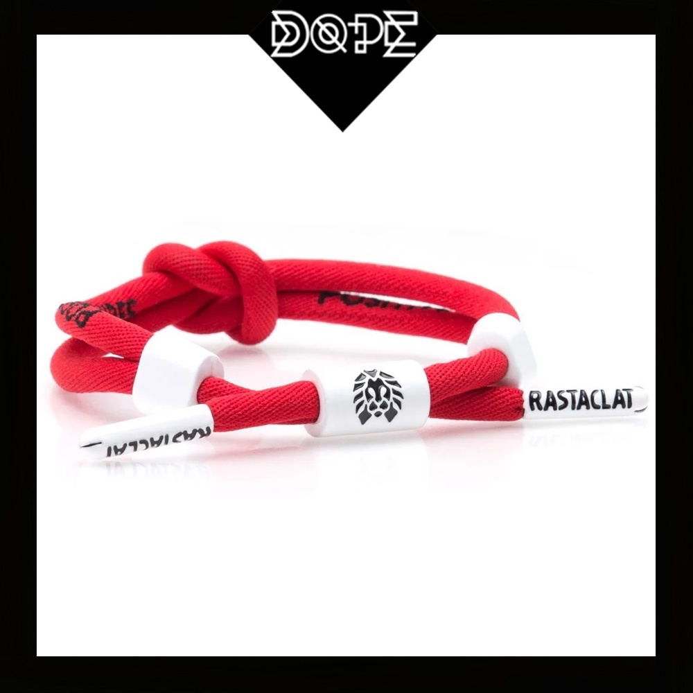 [Vòng tay Rastaclat Chính Hãng] Rastaclat Positive Vibes Red Knotted ...