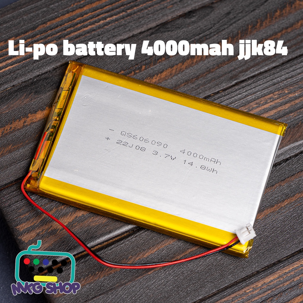 Pin bàn phím cơ 4000mAh JJK84, Li Po lithium 3.7v cho, có sẵn đầu nhựa ...