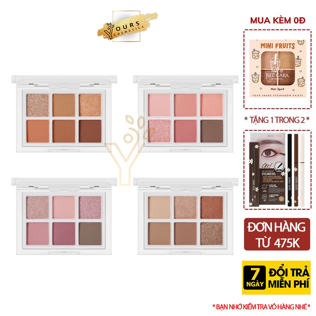 [Hàng Cận Date - T05/2025] Bảng Phấn Mắt Odbo Tone Nâu Tây Signature Eyeshadow Palette OD276 ...