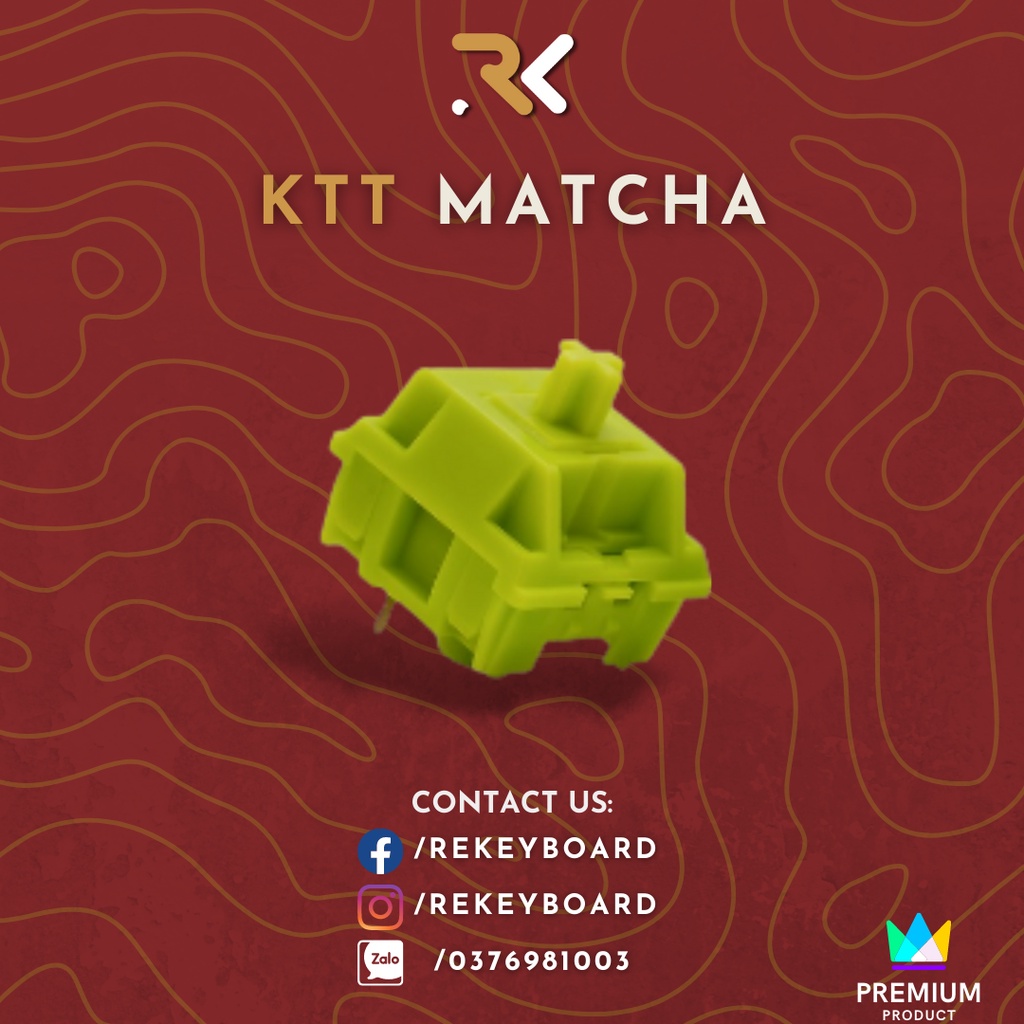 KTT Matcha Tactile Switch | Budget Switch | Công tắc phím cơ | Rekeyboard | Shopee Việt Nam