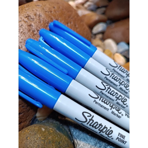 01 BÚT SHARPIE FINE POINT PERMANENT MARKER (Blue, Red, Black) | Shopee ...