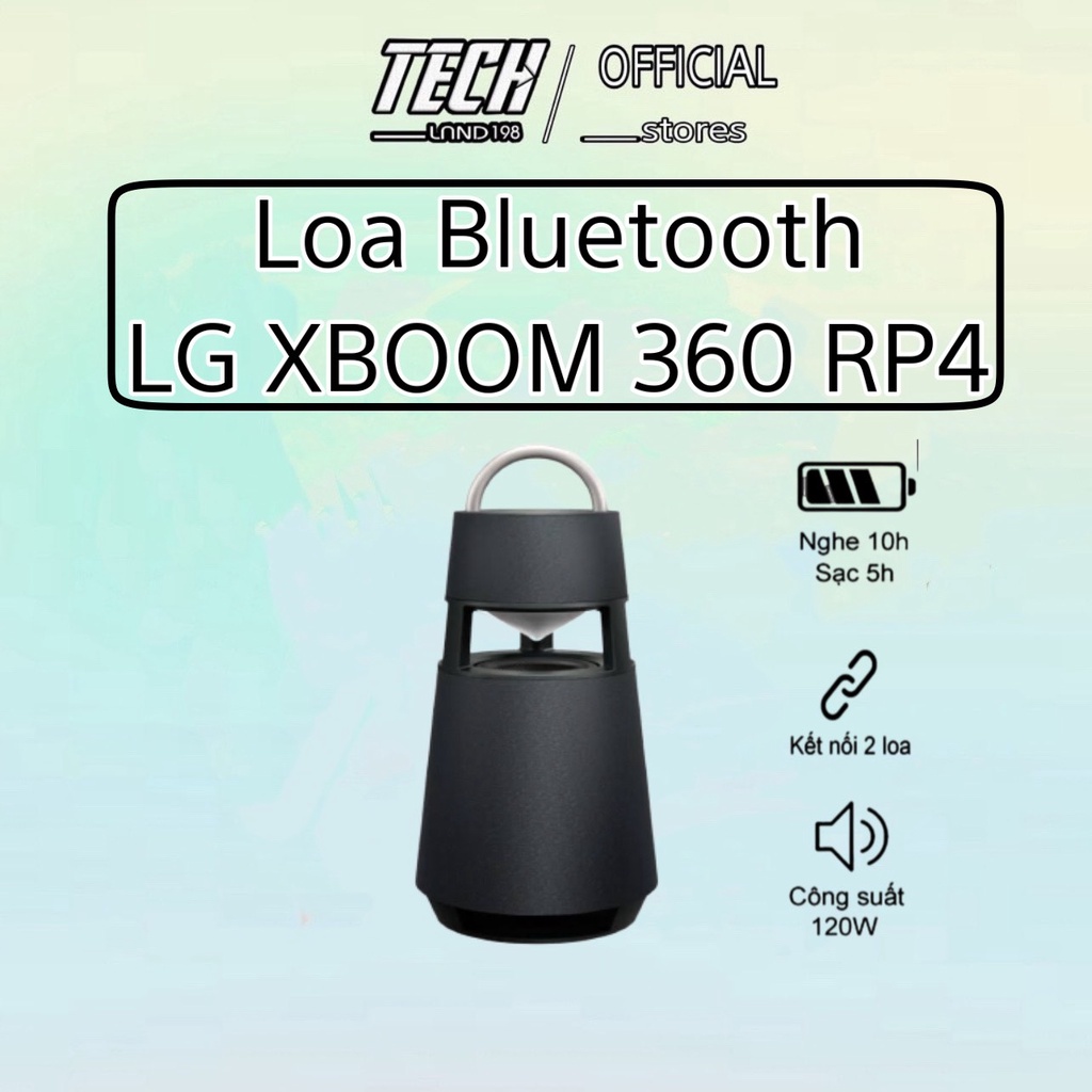 [FREESHIP TOÀN QUỐC]Loa Bluetooth LG XBOOM 360 RP4 công suất 120W trang ...