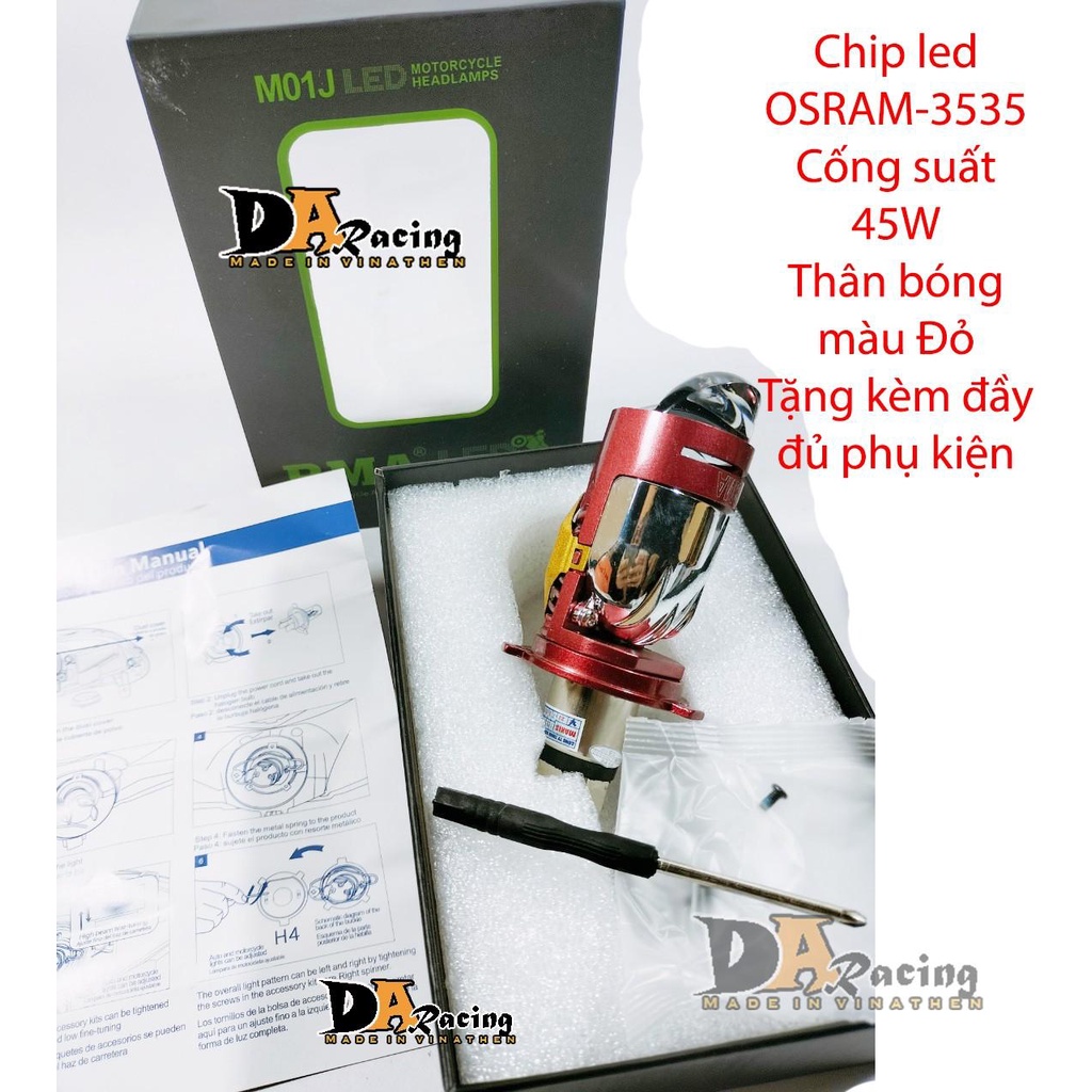 [Chính hãng] Bi led mắt ếch M01J-45W chip led OSRAM 3535 hãng BMA chân ...