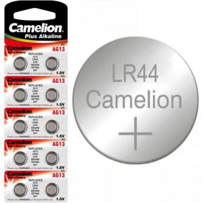 Pin AG13 LR44 xài cVỉ 10 viên Pin LR44 dùng cho máy trợ thính Camelion ...