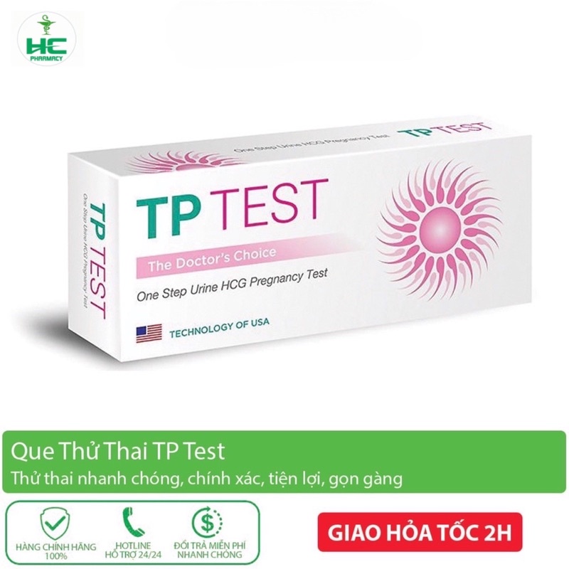 Que Thử Thai TP Test Chính Hãng, Nhanh chóng, Độ Chính Xác Cao, An Toàn ...