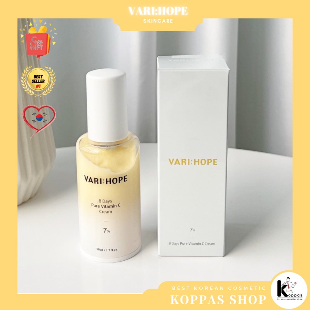 [VARI:HOPE] 8 Days Pure Vitamin C Cream 50mL - VARIHOPE cho làn da rạng ...
