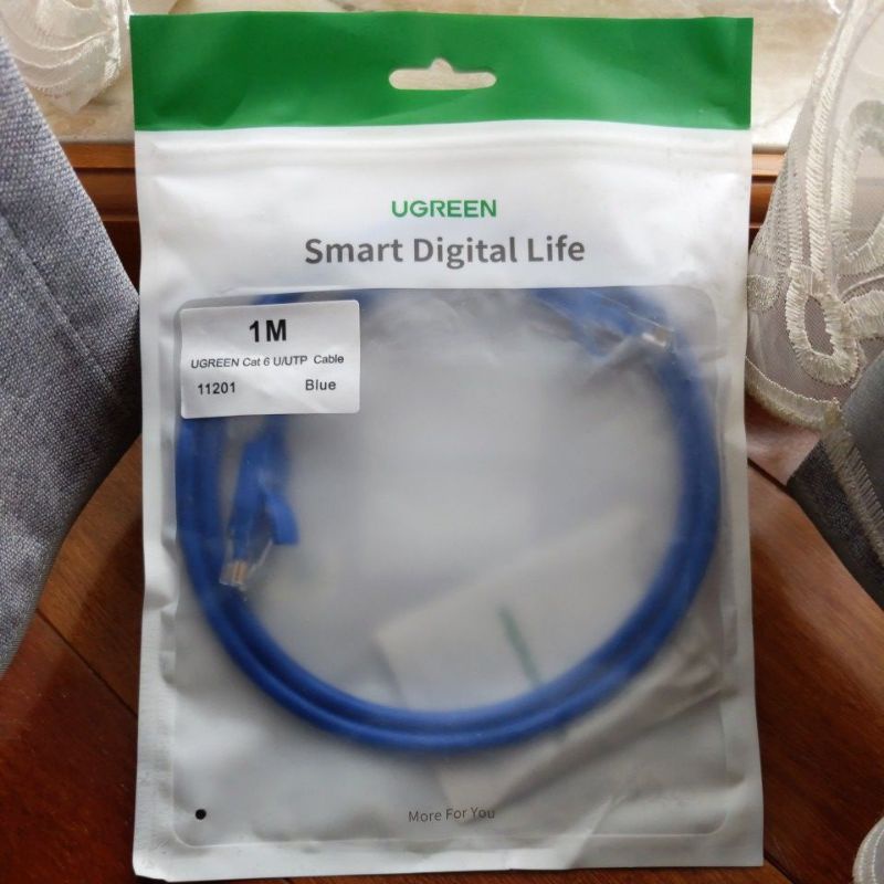 Cáp mạng ethernet Ugreen Smart Digital Life Cat 6 | màu xanh chính hãng ...