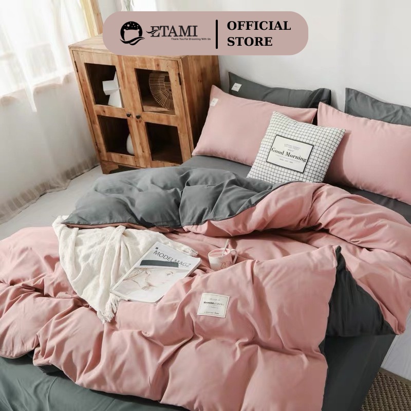 Bộ Chăn Ga Gối Cotton Tici ETAMI Bedding Drap Giường Đủ Kích Thước ...