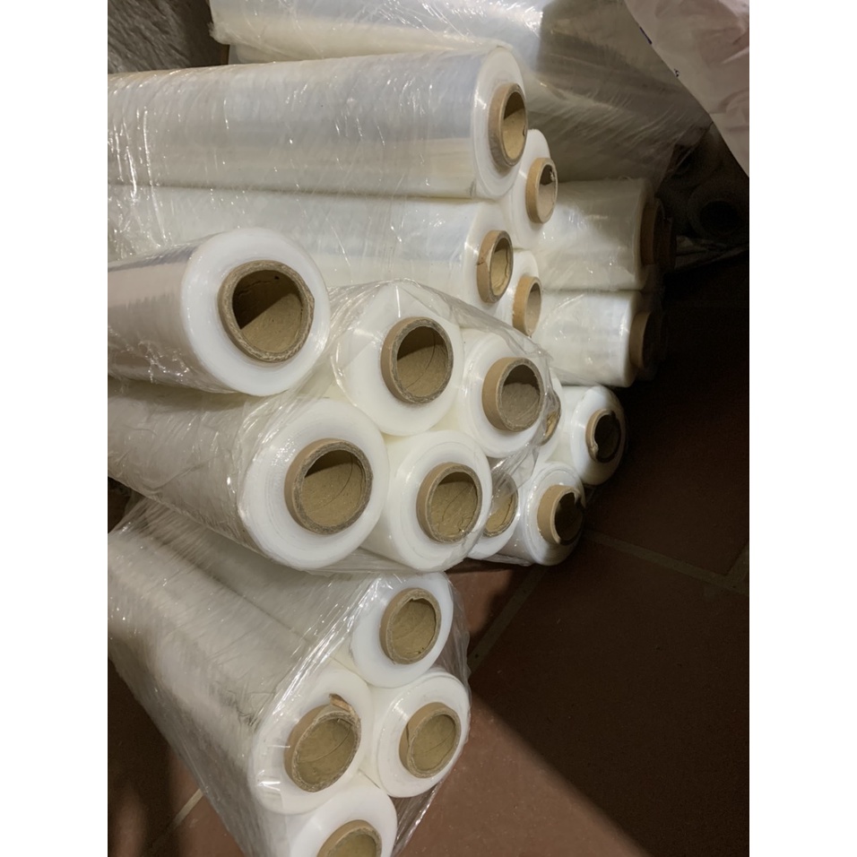 [ FREESHIP] Màng PE 3kg lõi 0.6kg phi 52 khổ 50 cm Màng PE dùng để cuốn pallet hàng, bọc hàng ...
