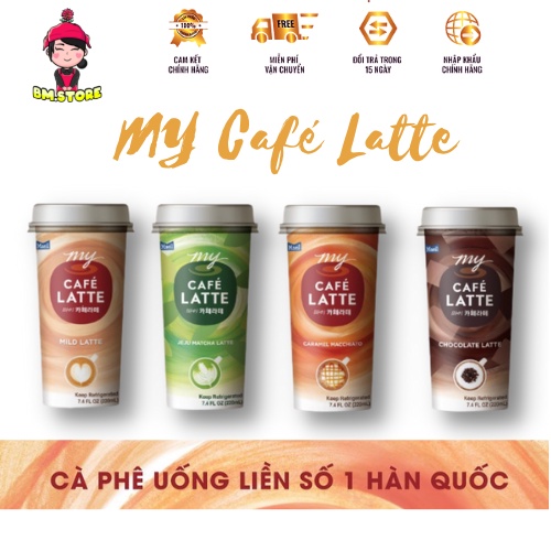 [ COMBO 2 LY ] Cà Phê Uống Liền MAEIL My Café Latte Nhập Khẩu Hàn Quốc ...