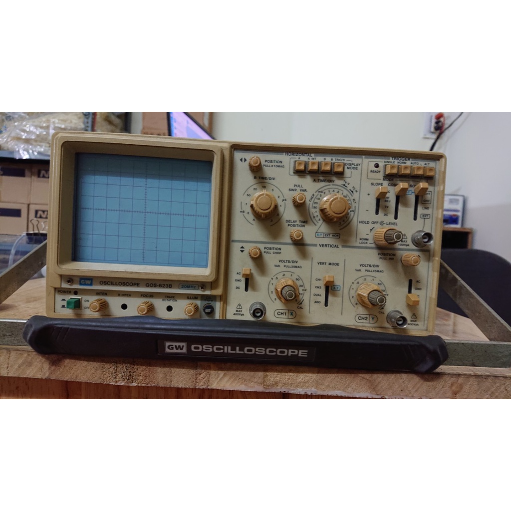 Máy phát hiện sóng oscilloscope GOS 623B - 20mhz dùng sửa điện tử ...