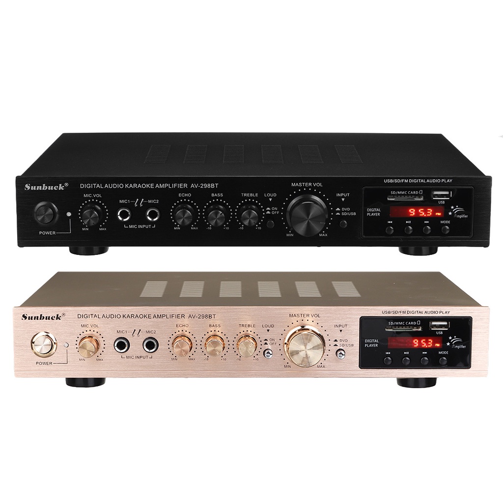 Ampli Mini Bluetooth Sunbuck 298 BT, Amply Karaoke Ampli Mini Bluetooth ...