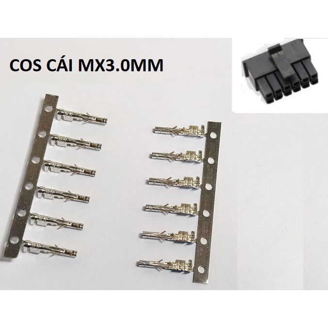 Đầu cos đực cái dành cho loại đầu nối MX3.0mm (chỉ đầu cos) ( MX3.0, MX 3.0) | Shopee Việt Nam