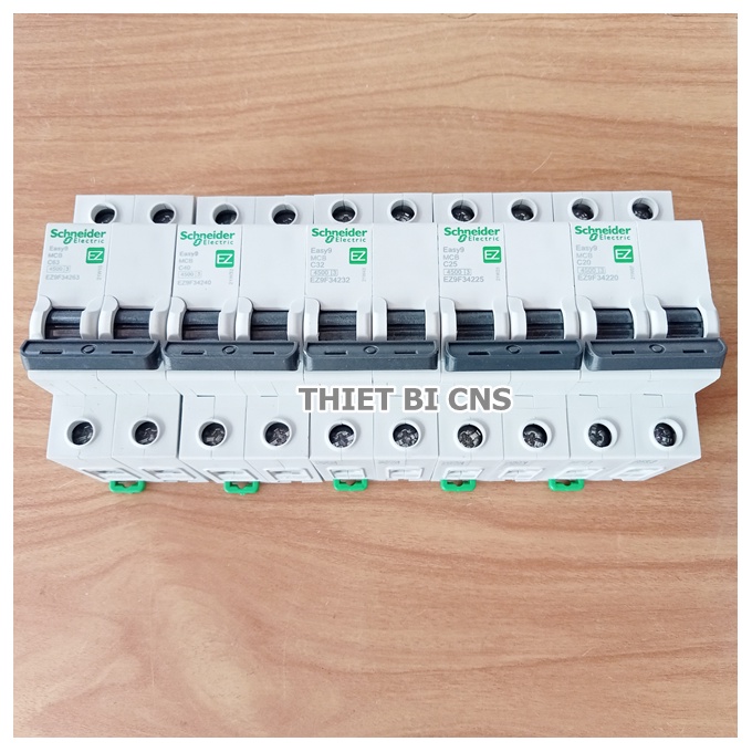 Aptomat - Cầu dao tự động 2P 10A - 63A 4,5kA 230VAC - Schneider MCB EASY9 Chính hãng | Shopee ...