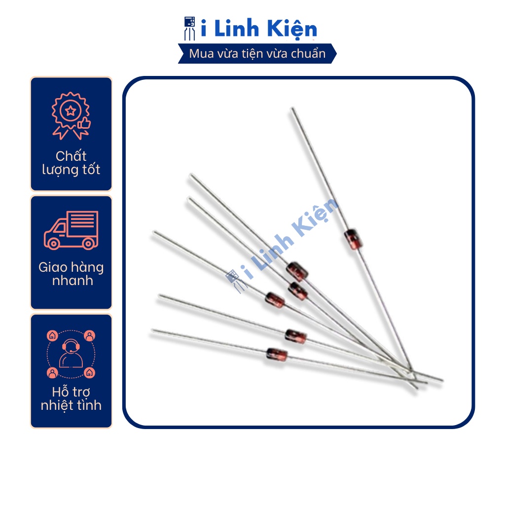 Diode zenner 1N4746A 18V 1W chất lượng tốt túi 10 con. | Shopee Việt Nam