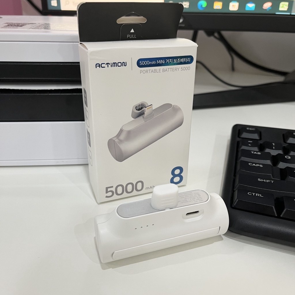 Sạc dự phòng 5000mAh mini cầm tay hãng Actimon [hàng nội địa Hàn ...