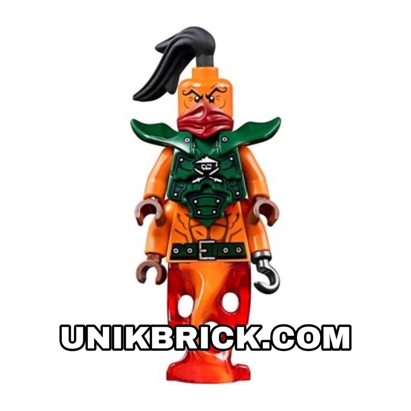 Lego UNIK BRICK Ninjago Nadakhan Nhân vật 4 tay giáp xanh lá chính hãng ...