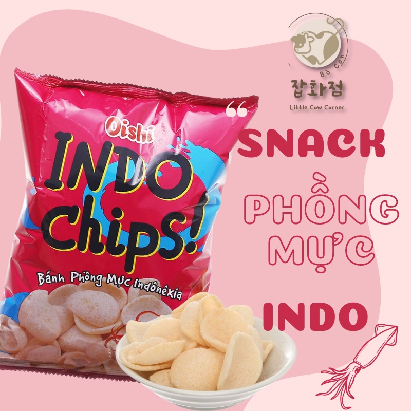 COMBO 10 Bánh Snack Bim Bim Phồng Mực Oishi Indo Chips 35g | Shopee ...