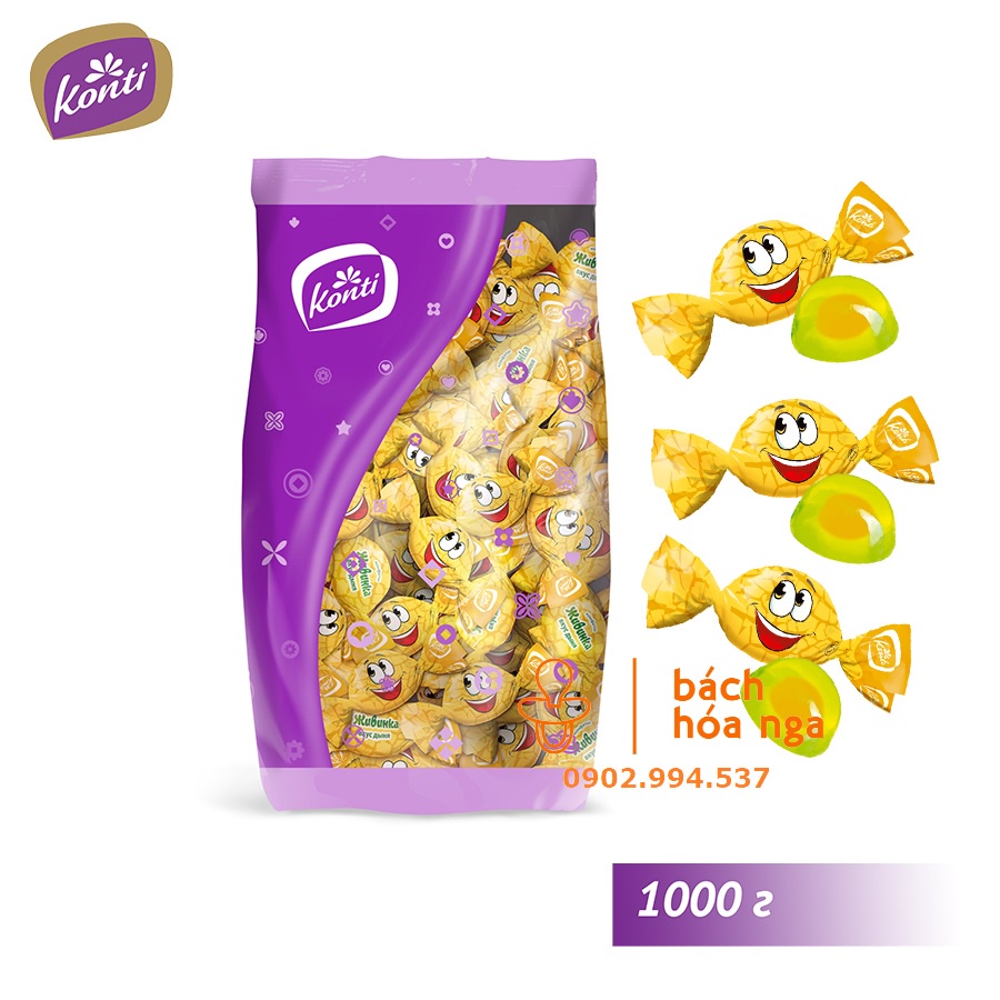 [AV]Kẹo dẻo trái cây Konti gói 1kg/500g | Shopee Việt Nam