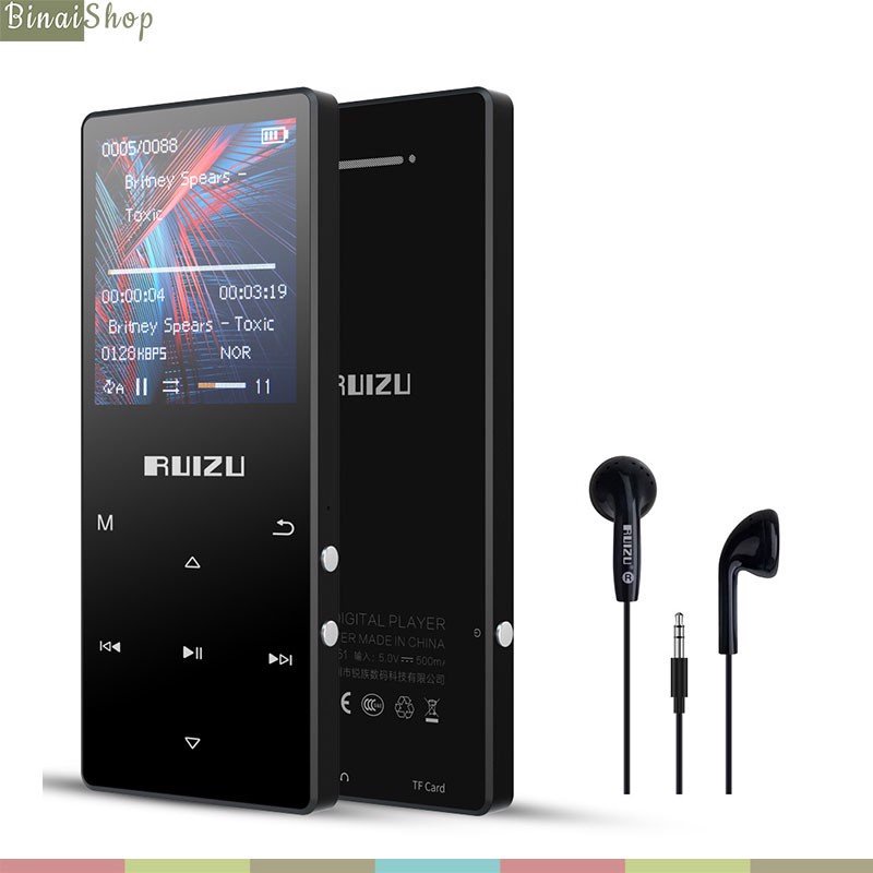 Ruizu D51 (8Gb) - Máy Nghe Nhạc Mp3 Lossless Hifi, Bluetooth, Loa Ngoài ...