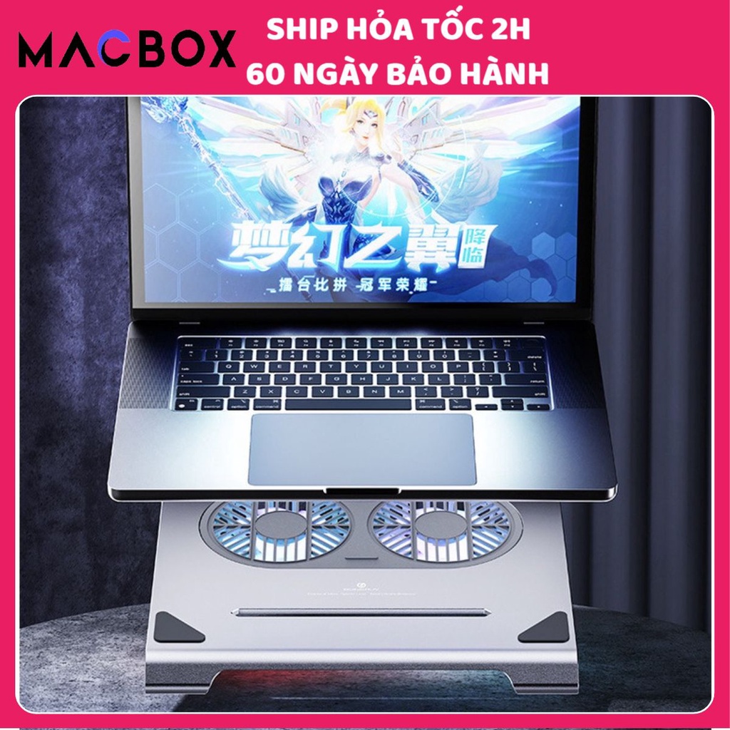 Giá Đỡ Laptop, MacBook, Máy Tính Xách Tay P71F Với 2 Quạt Tốc Độ Cao Kết Hợp Đèn Led RGB ...