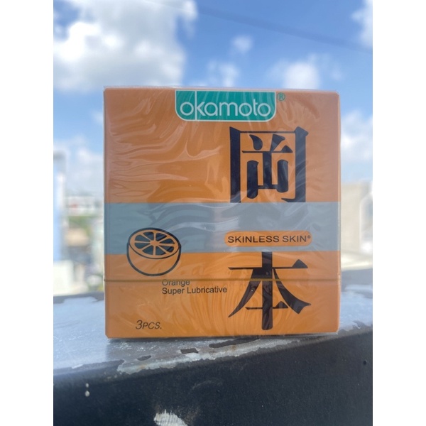 [CHÍNH HÃNG] BAO CAO SU OKAMOTO SKINLESS SKIN ORANGE LUBRICATED HƯƠNG ...