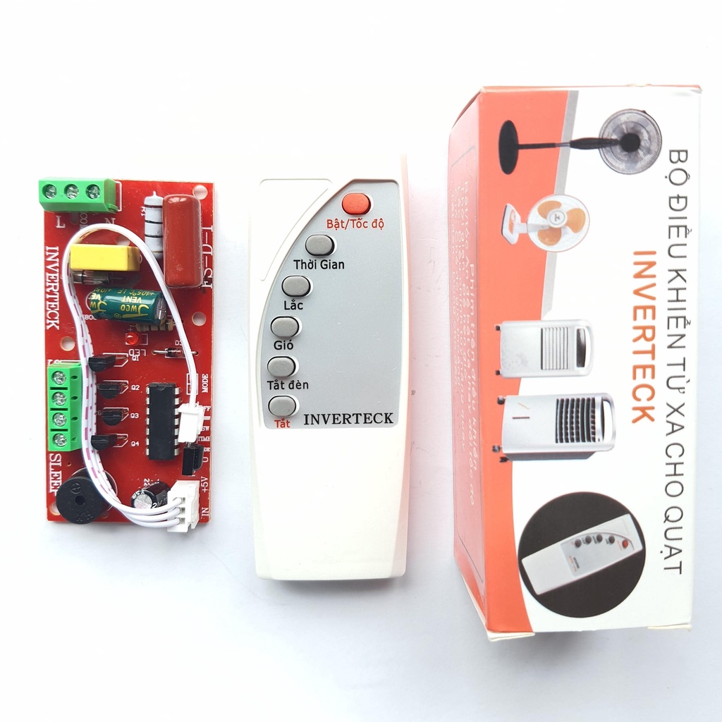 Bộ điều khiển quạt từ xa INVERTECH hàng chất lượng cao mạch to IC to 14 ...
