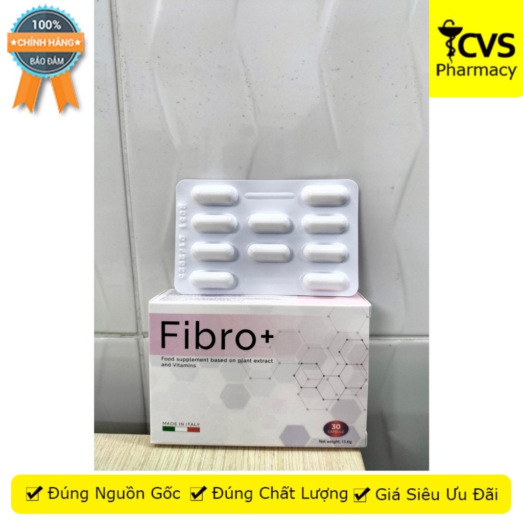 Fibro+ (30 viên) giúp chống lại các rối loạn của chu kì kinh nguyệt ...