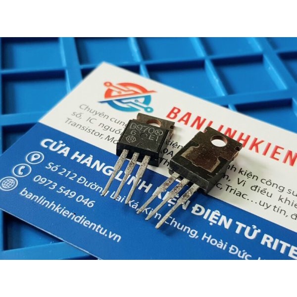 [ Combo 2 chiếc ] D970 2SD970 Transistor NPN 8A 120V TO-220 | Shopee ...