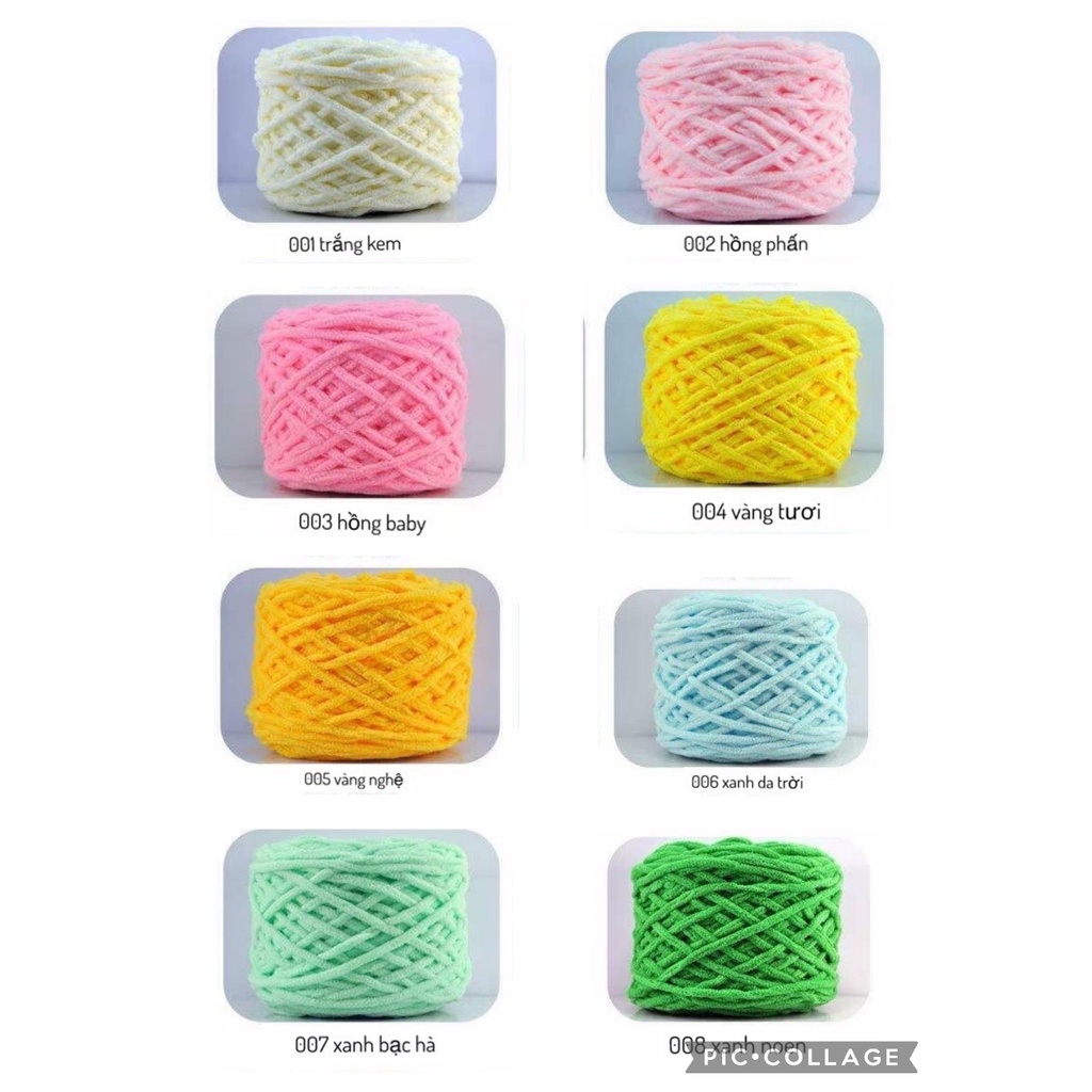 Len nhung đũa 160g cỡ sợi 6mm mềm mịn siêu cấp | Shopee Việt Nam