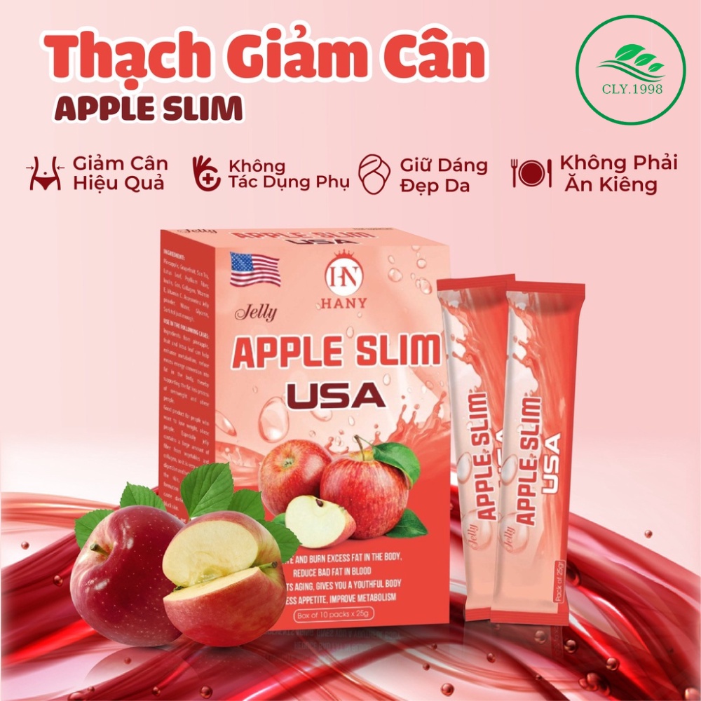 Thạch giảm cân Apple Slim USA ,giảm ngay 5-7kg sau 1 tháng hỗ trợ giảm ...