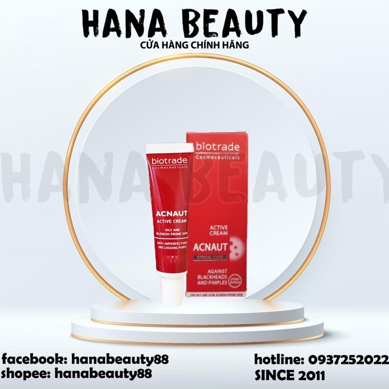 Kem Chấm Mụn BIOTRADE ACNAUT ACTIVE CREAM 5ml | Shopee Việt Nam