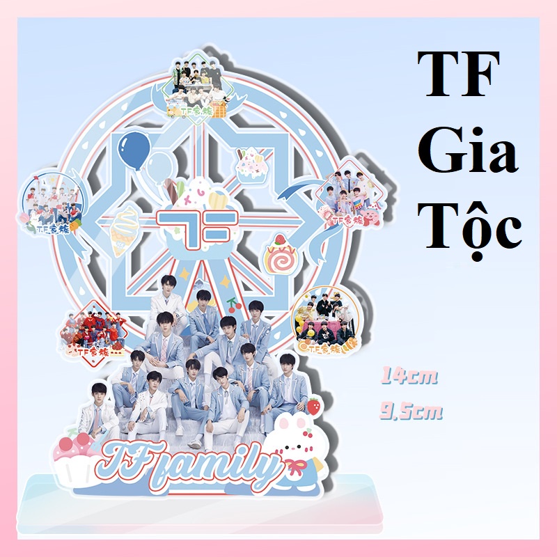 sẵn TF Gia Tộc F3 | Bánh xe đu quay Standee (như bìa/ màu xanh ...