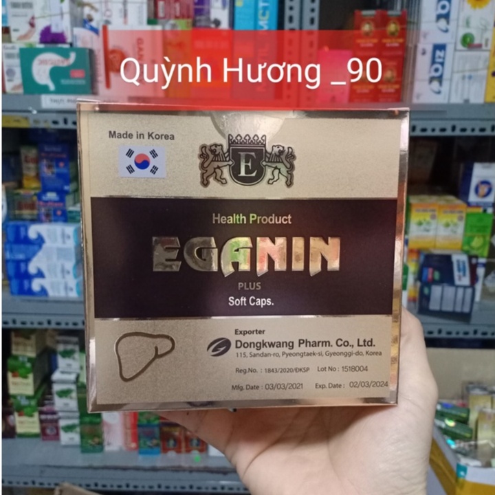 Viên uống EGANIN hộp 60 viên giúp tăng cường chức năng gan | Shopee ...