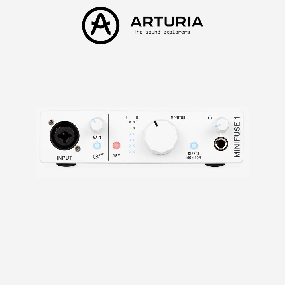 Audio Interface Arturia MiniFuse 1 thiết bị thu âm dành cho Vocal và ...