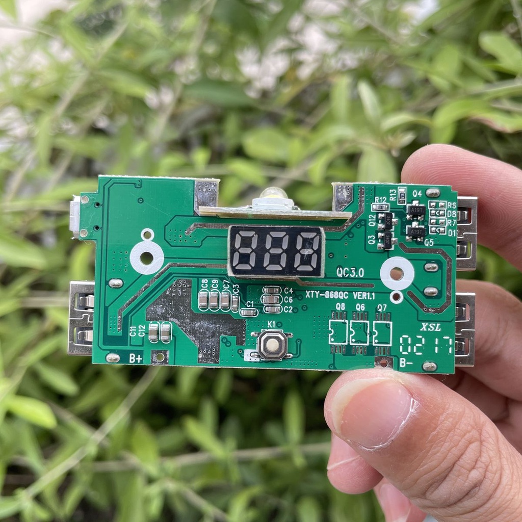 Mạch sạc dự phòng sạc nhanh QC 3.0 IP5318 có màn hình led, đèn led siêu sáng | Shopee Việt Nam