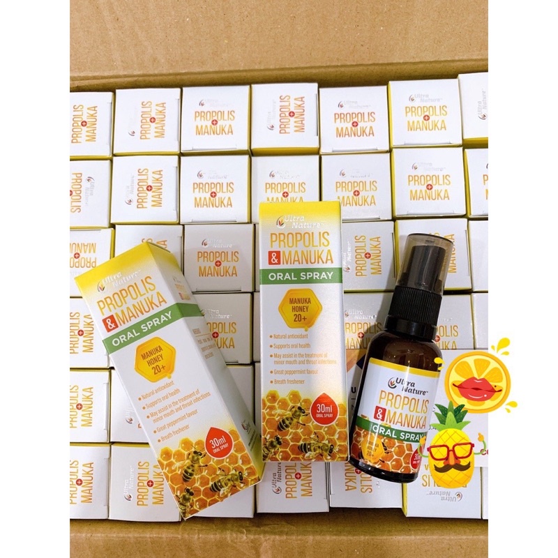 [Bill Úc] Xịt Keo Ong Manuka Honey 20+ Ultra Nature Propolis&Manuka ...