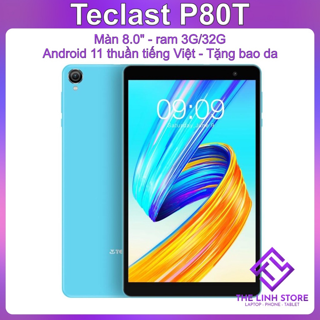 Máy tính bảng Teclast P80T màn 8.0 inch - Android 11 ram 3G 32G | Shopee Việt Nam