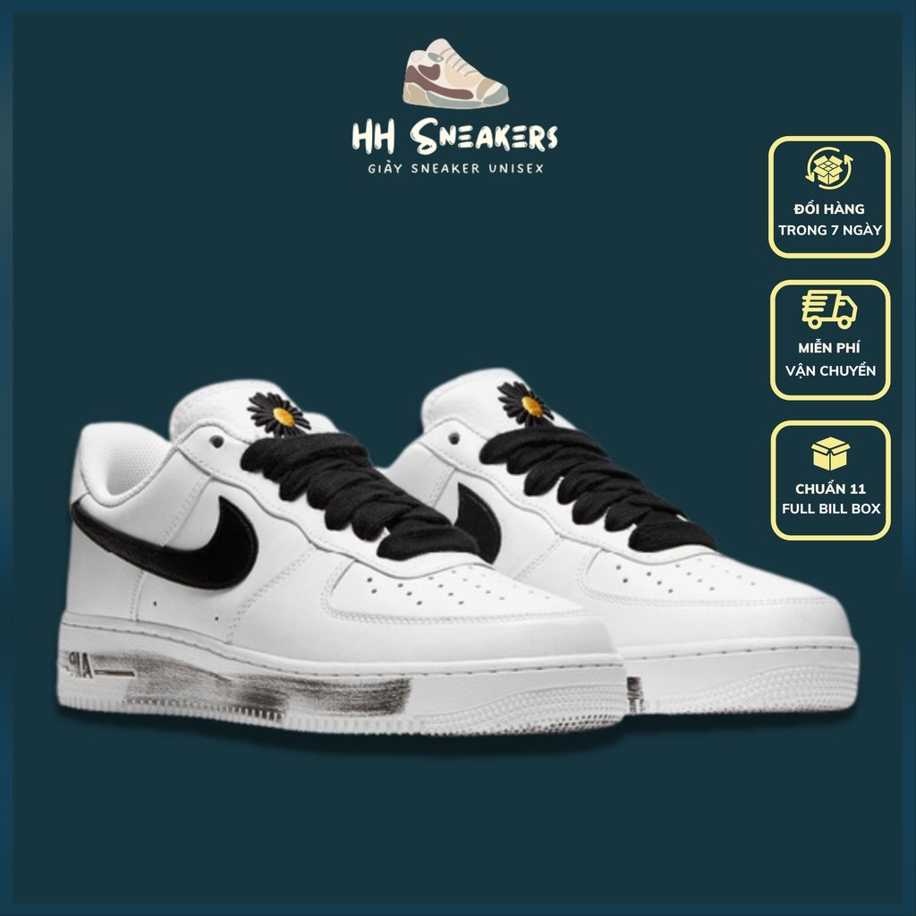 Giày thể thao sneaker AF1 trắng hoa cúc nam nữ - Giày AF1 Air Force 1 ...