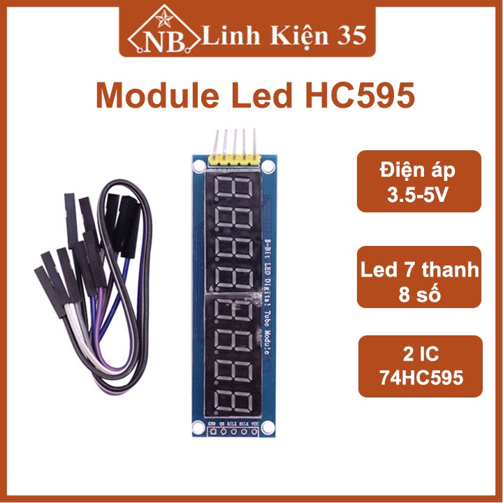 Module led 7 thanh 8 đoạn 74HC595 | Shopee Việt Nam