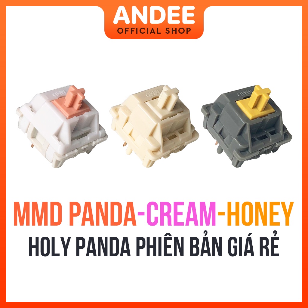 Switch MMD Holy Panda - Cream - Honey Tactile bán lẻ công tắc phím cơ ...
