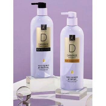 Bộ Đôi Dầu Gội Xả Elastine 10X Phục Hồi Hư Tổn 680Ml, Elastine Argan Oil Damage Care 10X Shampoo ...