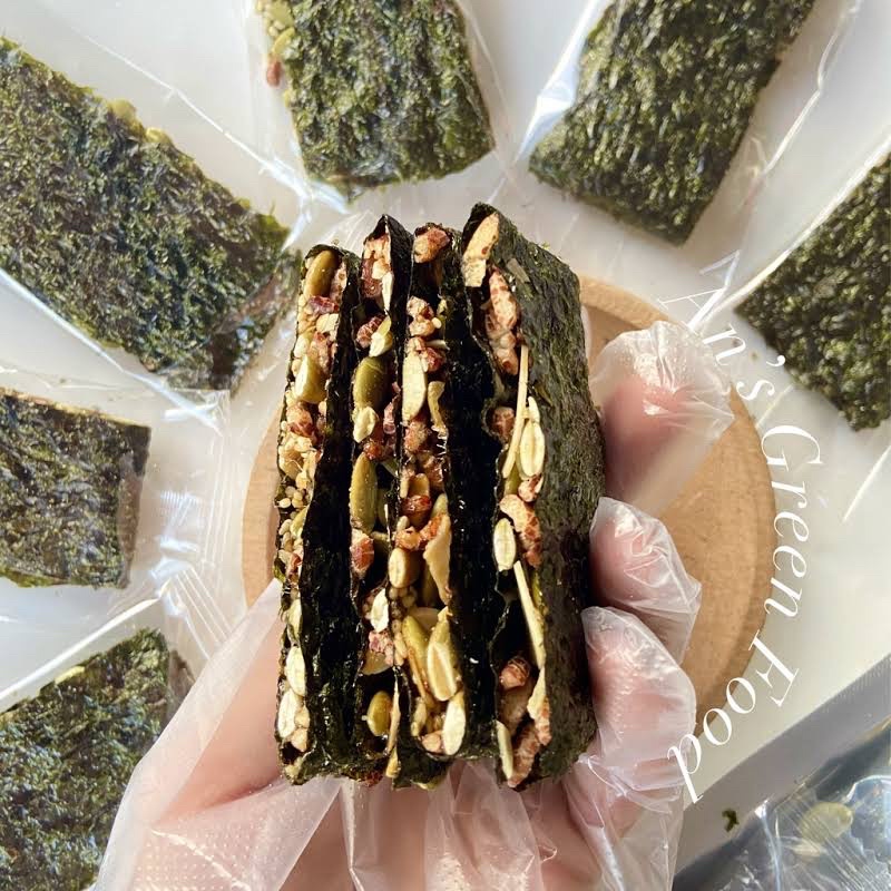 [ 12-15 cái] Rong biển kẹp hạt dinh dưỡng túi 250gr | Shopee Việt Nam