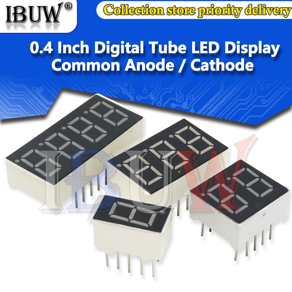 Set 5 Ống 0.4inch Màn Hình led 7 Chế Độ 2 Bit 3 Bit 4 Bit Kỹ Thuật Số 0 ...