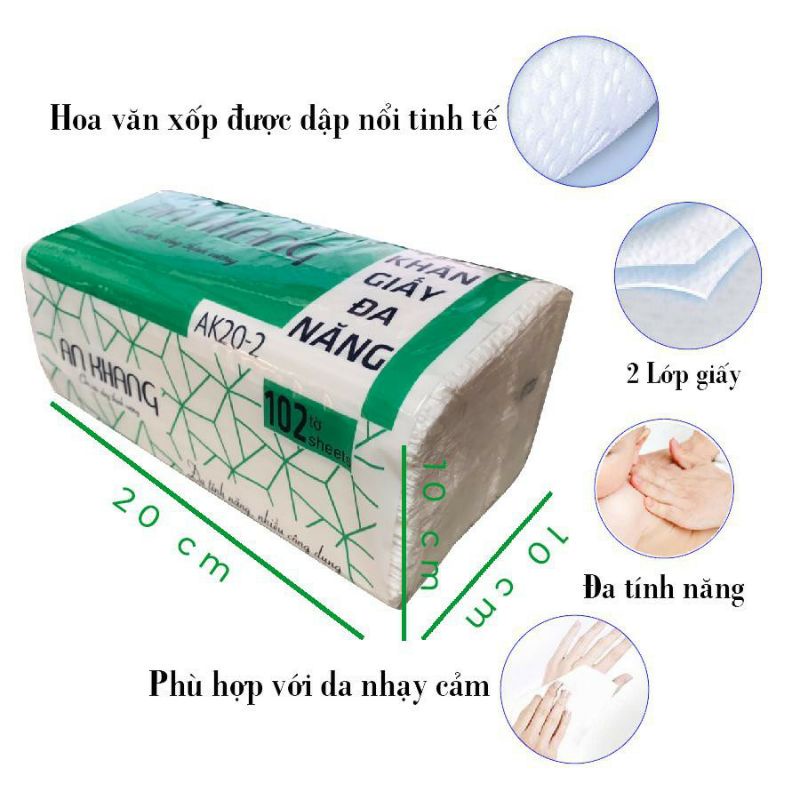 Khăn giấy rút đa năng 2lớp | Shopee Việt Nam