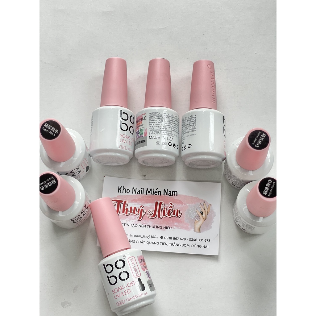 SƠN GEL BOBO 2 MÀU TRẮNG ĐEN CHÍNH, LÊN MÀU CỰC CHUẨN. | Shopee Việt Nam