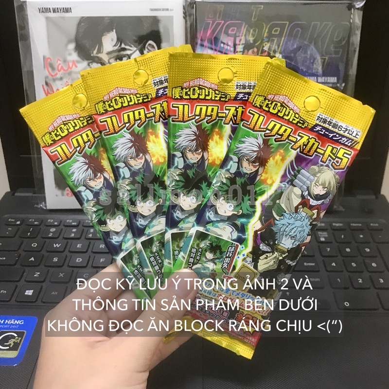(Mua từ 2 pack - Đọc lưu ý)[SẴN] Pack Metal Collector’s Card 5 My Hero ...